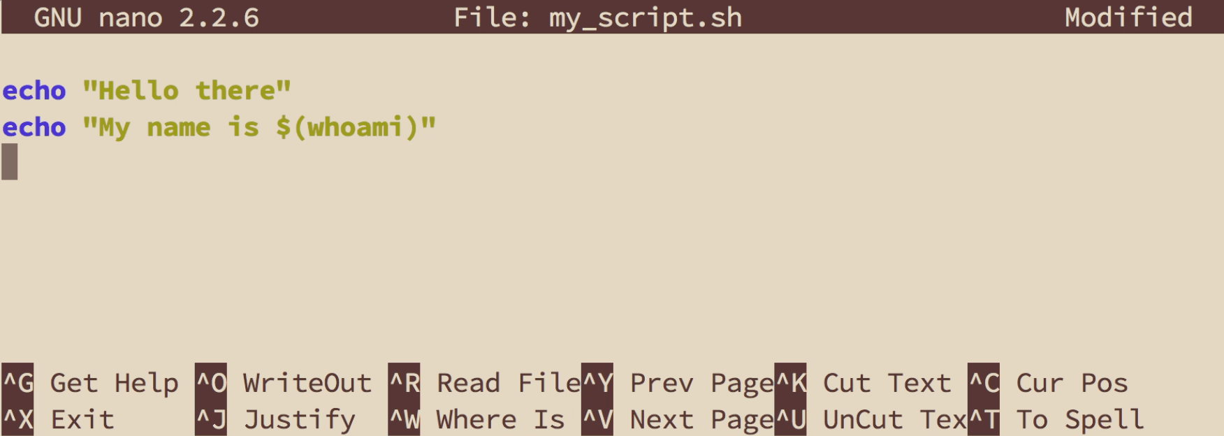 Running shell scripts from Bash